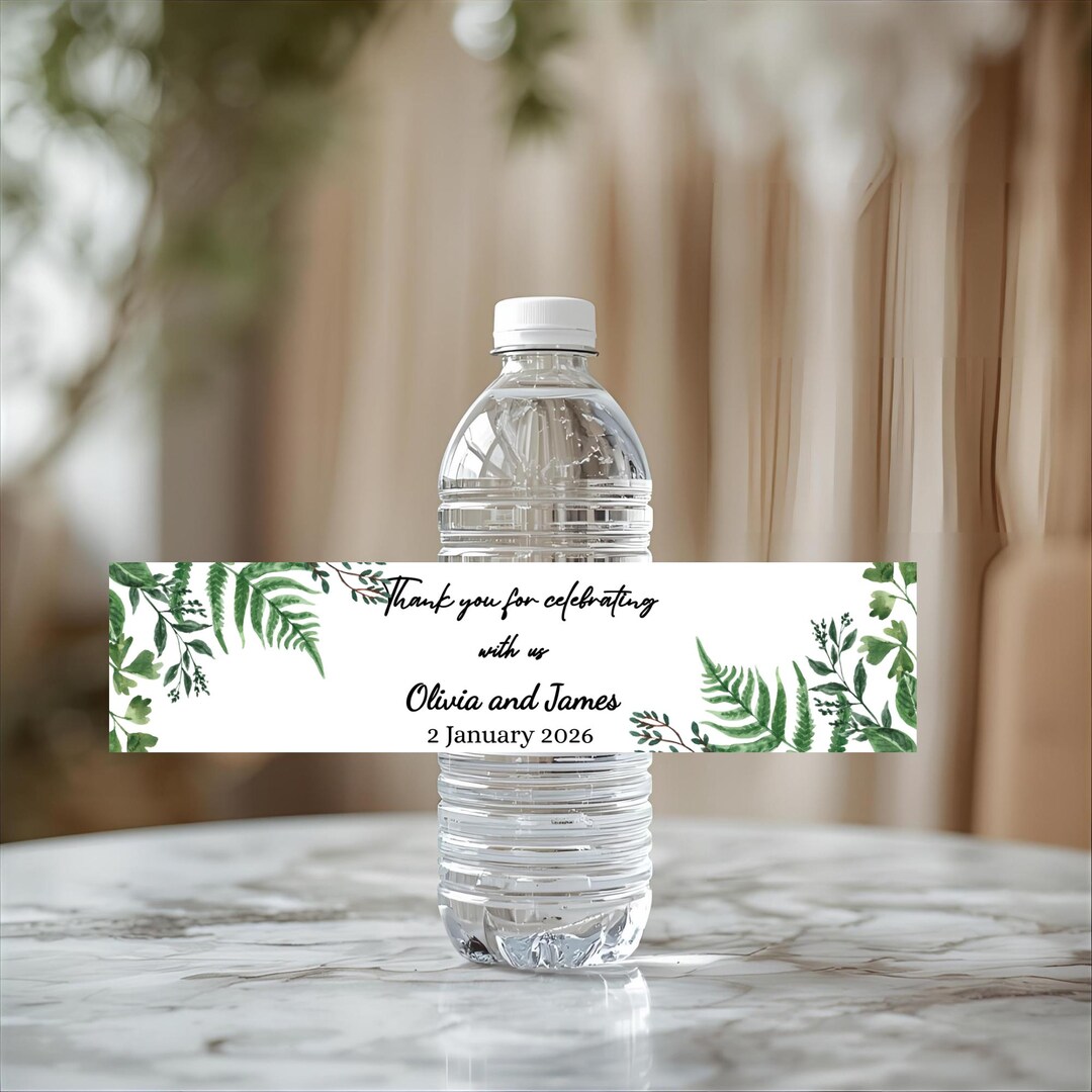 Water Bottle Labels | Water Bottle Sticker | Welcome Wedding Labels ...
