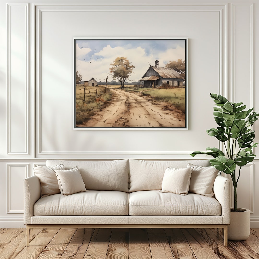 Country Side Art, Country Side Painting, Country Side Water Color ...
