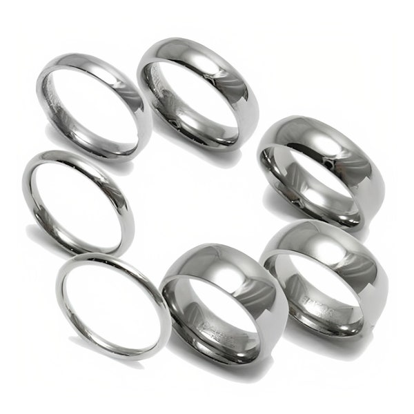 Stainless Steel Engagement Ring - Etsy