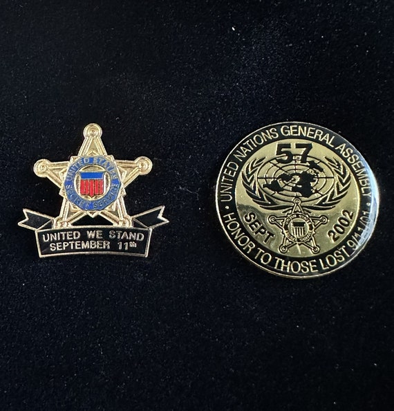 US Secret Service Pin Commemorative September 11th En… - Gem