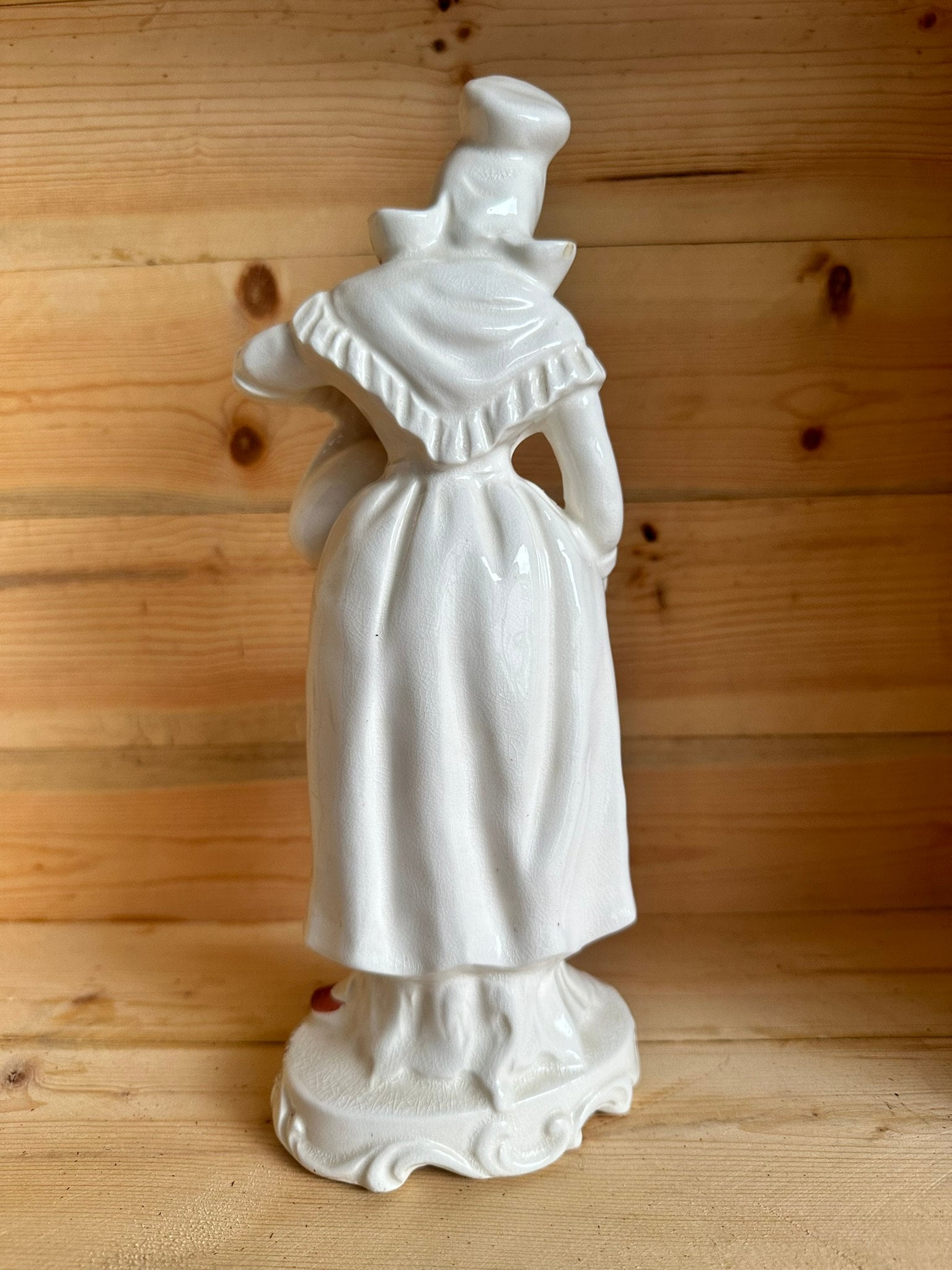 White Porcelain/ceramic Ornate Gold Trim Lady Figurine Numbered - Etsy