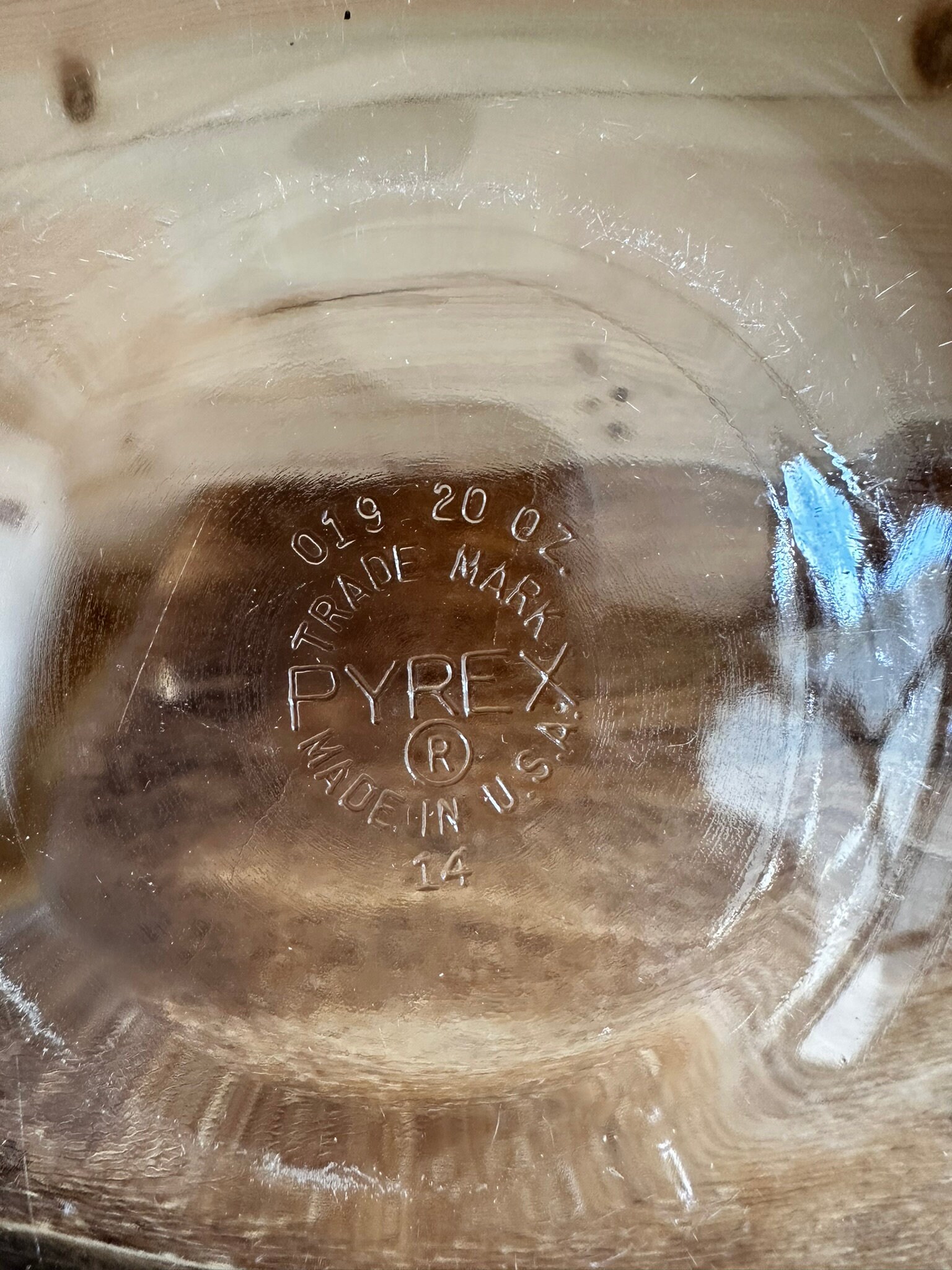 Rare PYREX 019 Clear Glass 20 Oz Vintage Casserole Bowl Dish No Lid - Etsy