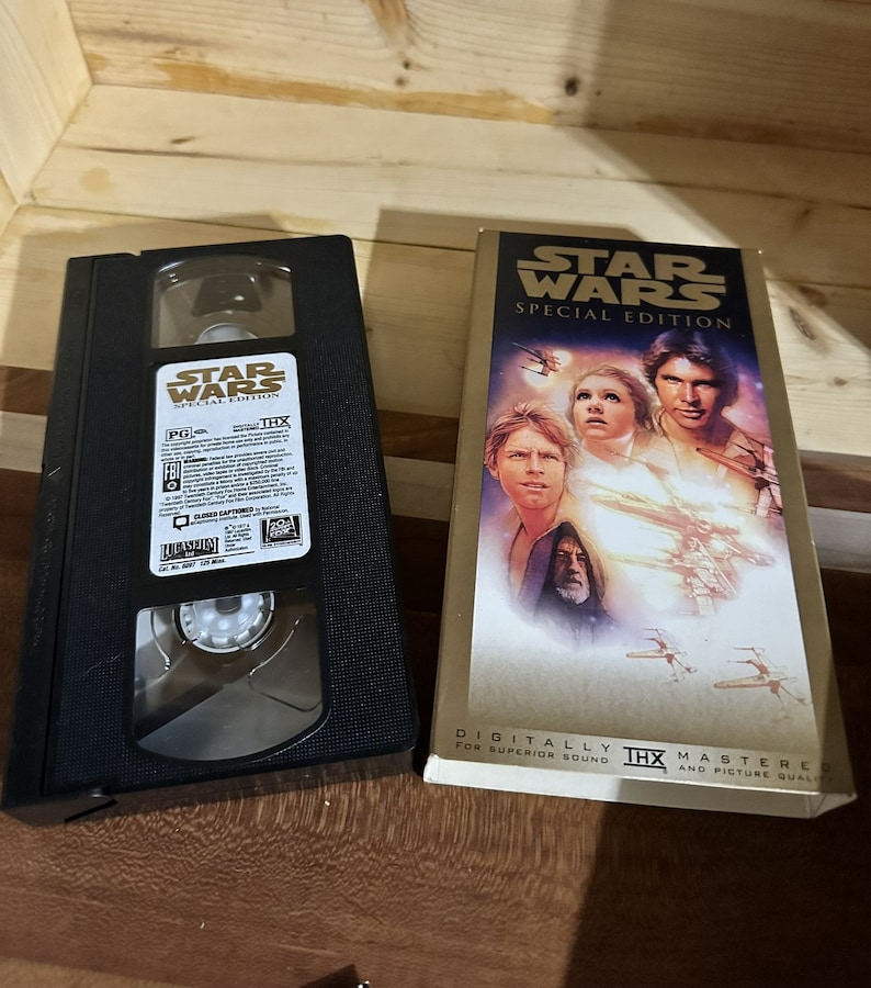 Star Wars Trilogy Special Edition VHS Digitally Mastered THX Open 1997 ...