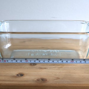 Vintage Pyrex Loaf Pan Baking Dish #2213 Clear Glass Corning With ...