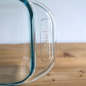 Vintage Pyrex Loaf Pan Baking Dish #2213 Clear Glass Corning With ...