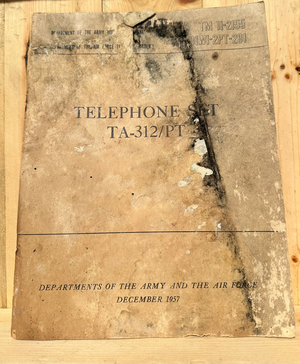 Vietnam Era Army and Air Force Manual Army Signal Corps TA-312 Field ...