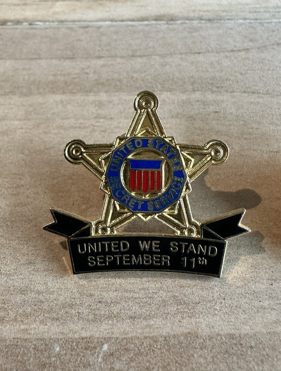 US Secret Service Pin Commemorative September 11th En… - Gem