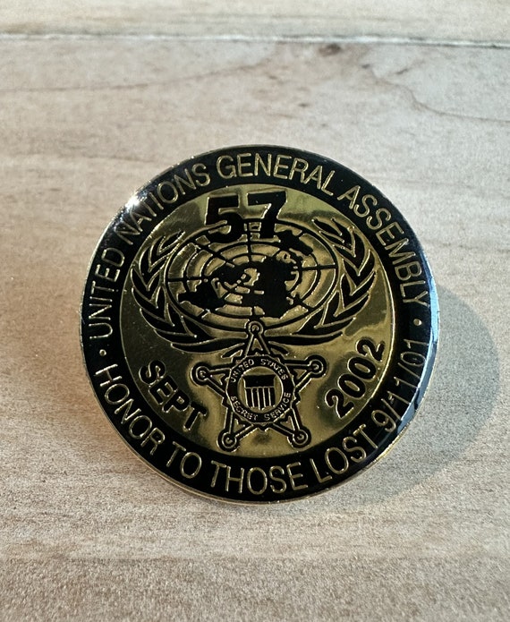 US Secret Service Pin Commemorative September 11th En… - Gem