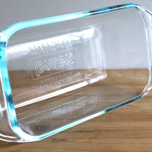 Vintage Pyrex Loaf Pan Baking Dish #2213 Clear Glass Corning With ...