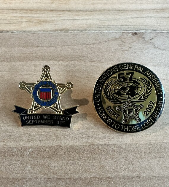 US Secret Service Pin Commemorative September 11th En… - Gem