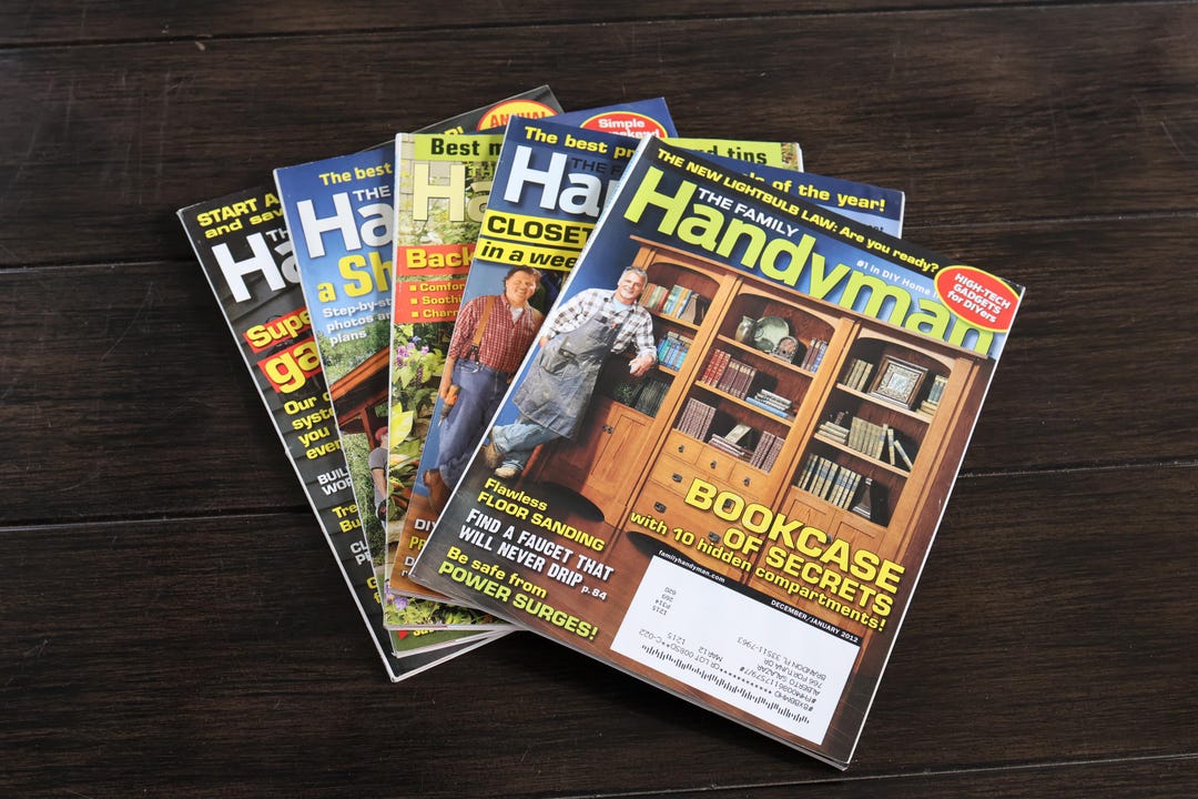 Vintage Family Handyman Magazine Lot (qty 5), 2012 Editions - Etsy