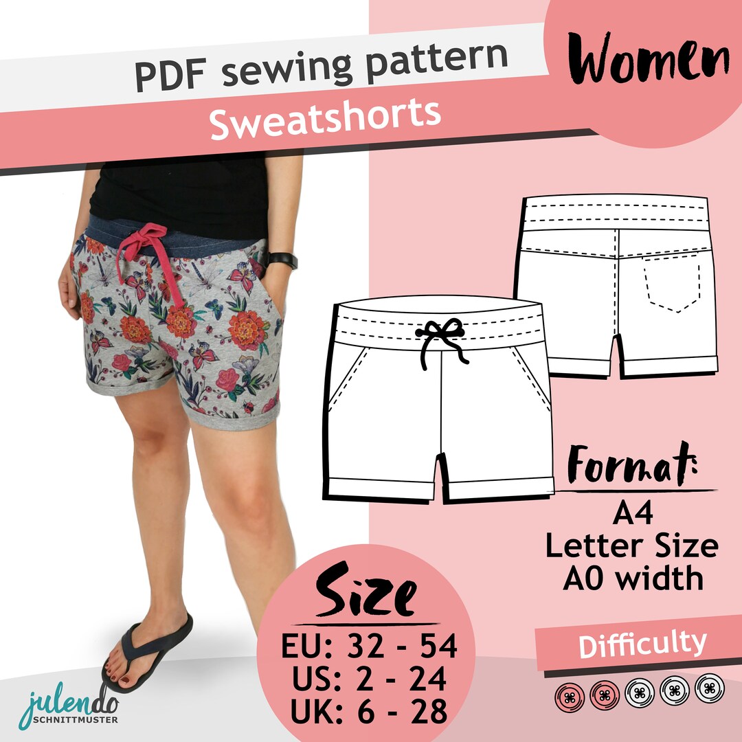 PDF Sewing Pattern Sweatpants Anita Women, Sizes From 32 to 54 Ebook ...