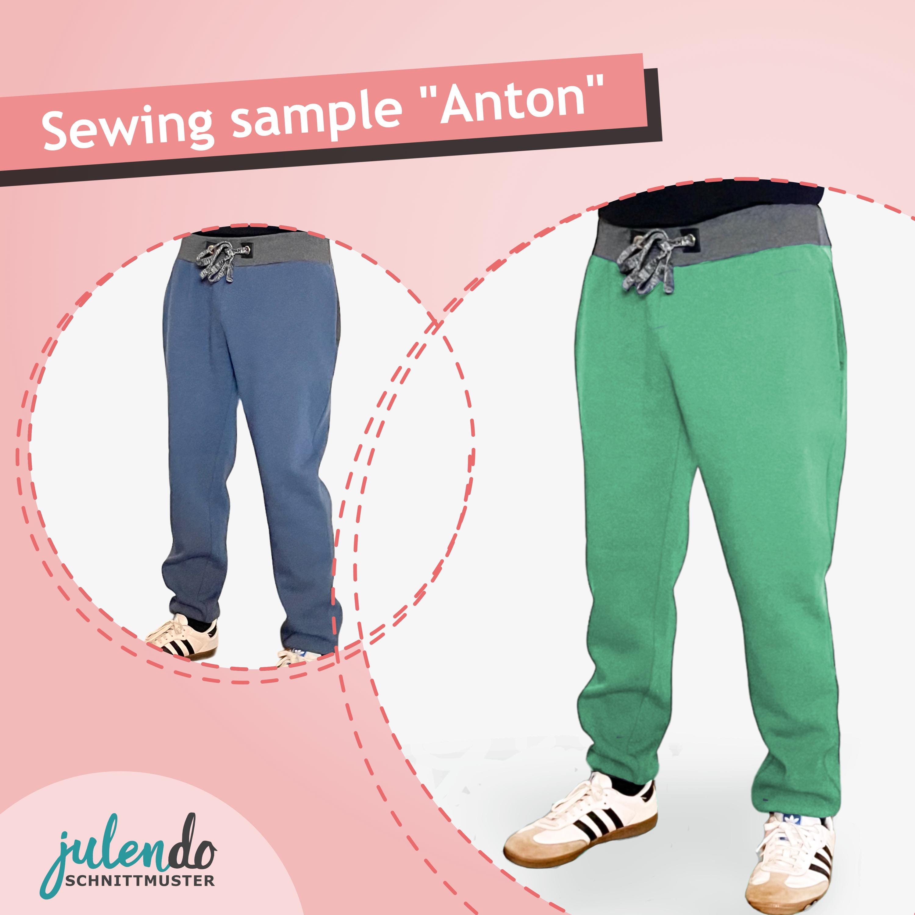 Men Joggers PDF Sewing Pattern, Jogger Pattern, Sweatpants Pattern Men ...