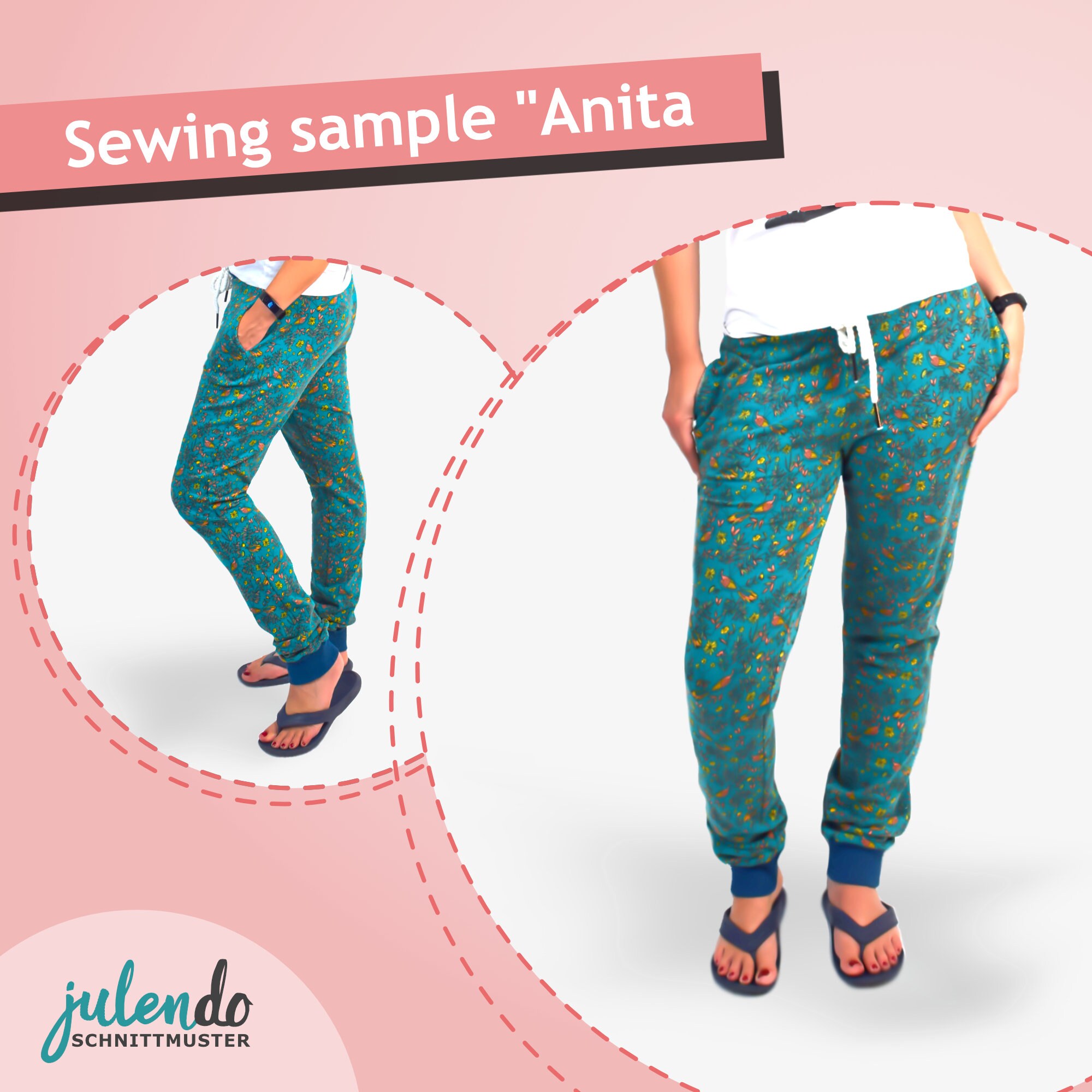 Women Joggers PDF Sewing Pattern, Jogger Pattern, Sweatpants Pattern ...