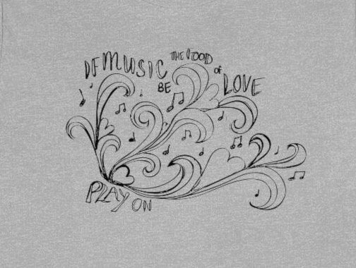If Music Be the Food of Love Play On - Etsy