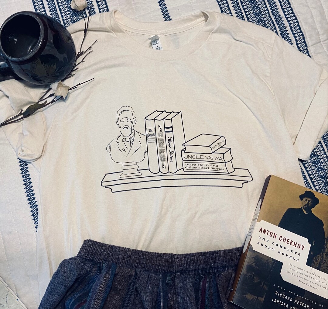 Chekhov Bust and Bookshelf - Etsy