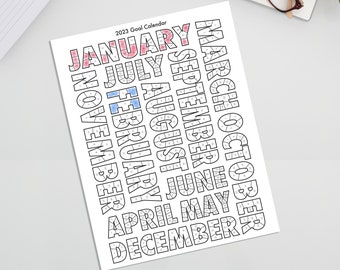 2023 Goal Worksheet - Etsy