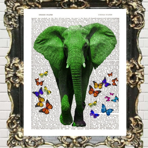 Elephant Dictionary - Etsy