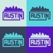 Austin Skyline, Austin Svg, Austin Png, Austin Svg File, Austin Cut ...
