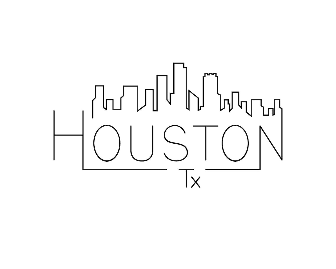 Houston Skyline, Houston Svg, Houston Png, Houston Svg File, Houston ...