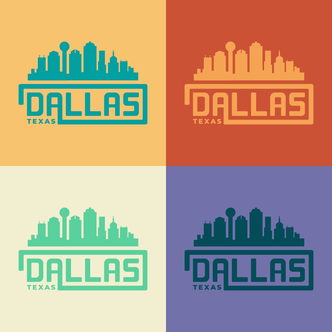 Dallas Skyline, Dallas Svg, Dallas Png, Dallas Svg File, Dallas Cut ...