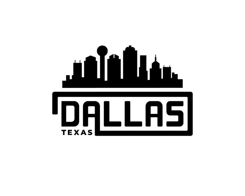 Dallas Skyline, Dallas Svg, Dallas Png, Dallas Svg File, Dallas Cut ...