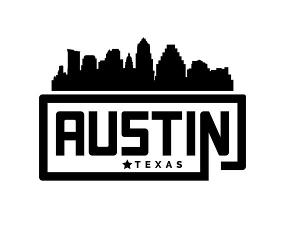 Austin Skyline Austin Svg Austin Png Austin Svg File - Etsy