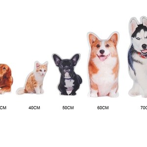 Custom Pet Photo Cushion | Personalized Dog Cat Picture Cushion - Etsy ...