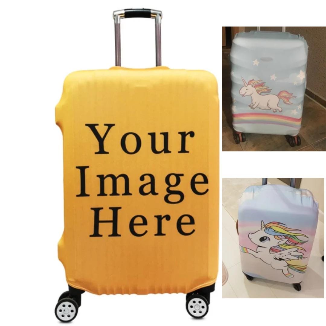Custom Photo/design Luggage Cover | Personalized Suitcase Cover - Etsy