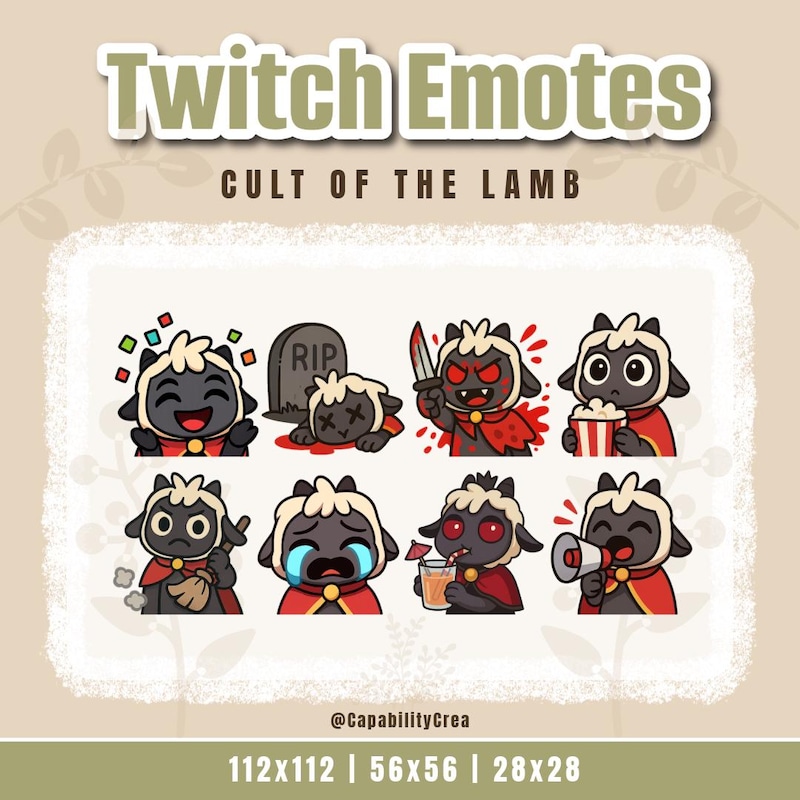 Cult of the Lamb Narilamb - Etsy