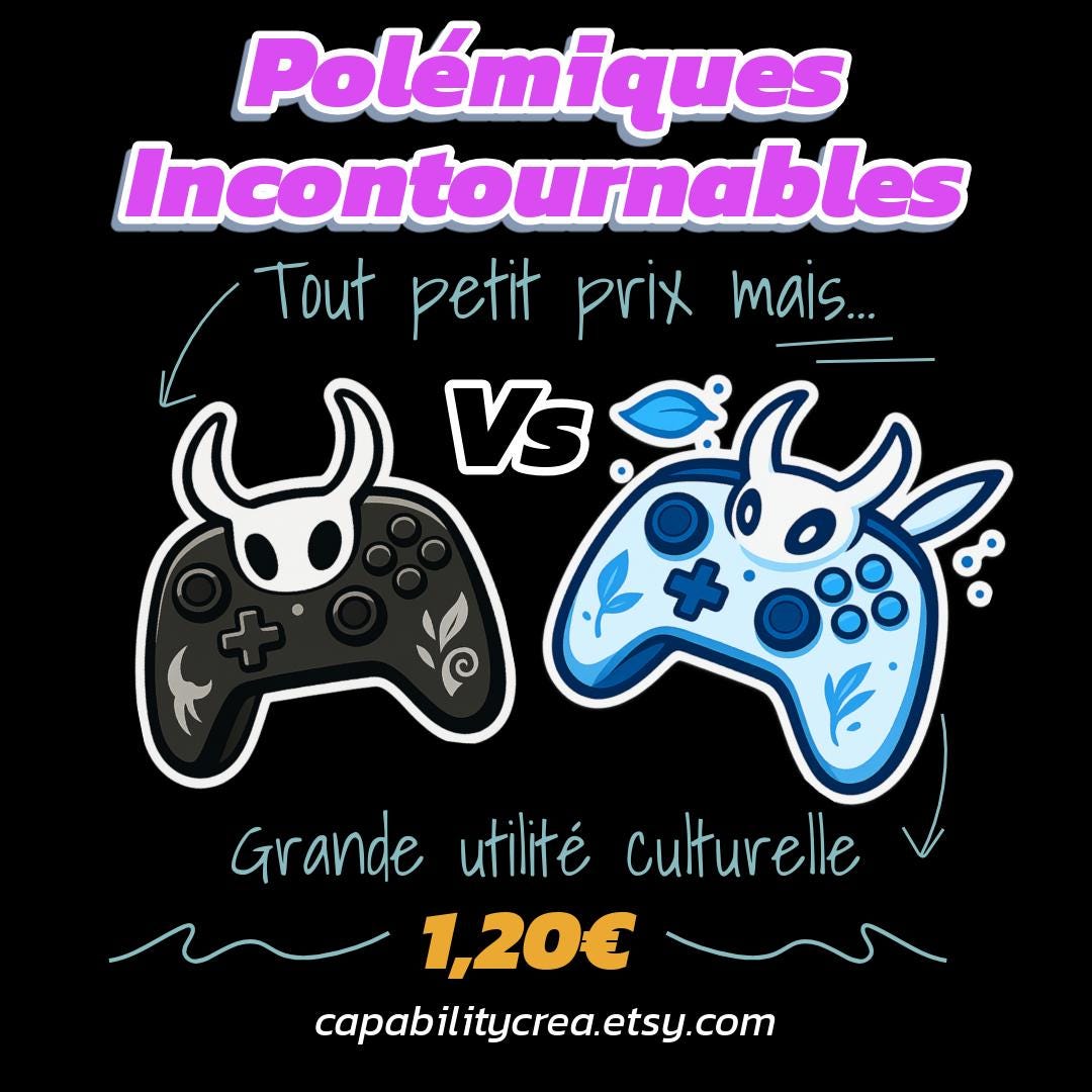 Emotes Twitch Hollow Knight vs Ori – TEAM Controller – Débat Gamer ...
