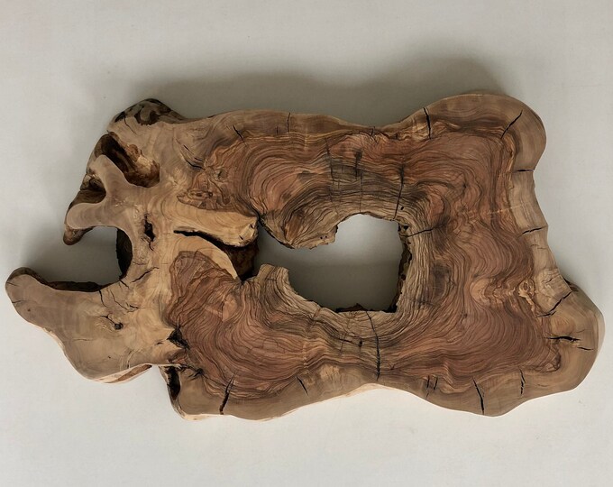 Live Edge Wood Slab | Raw Edge Wood Slab | 21" Live Edge Olive Wood ...