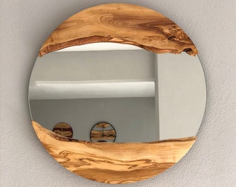 Round Edge Large Mirror - Etsy