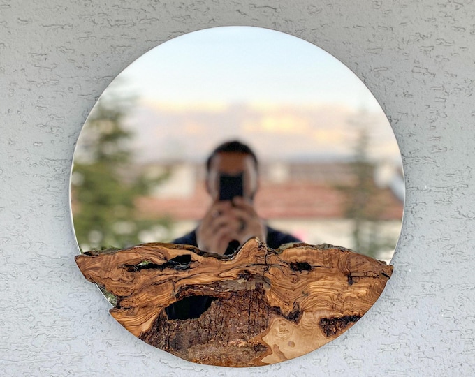 Live Edge 5x7 Tall Wood Frame,rustic Top Bark Edge Picture Frame,mango ...