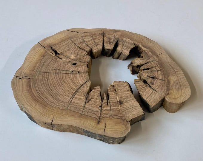 Olive Wood Slabs for DIY Wood Art | Live Edge Wood Slab | 15.5" Raw ...