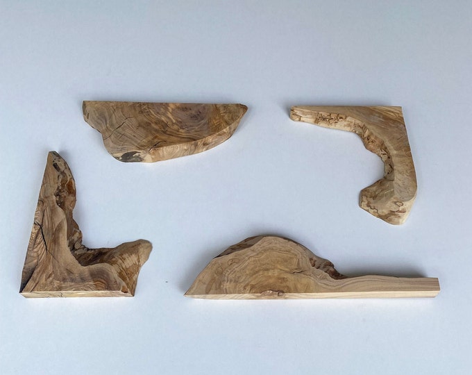 Olive Wood Plank Slabs for DIY Wood Art | Live Edge Wood Slab | Raw ...