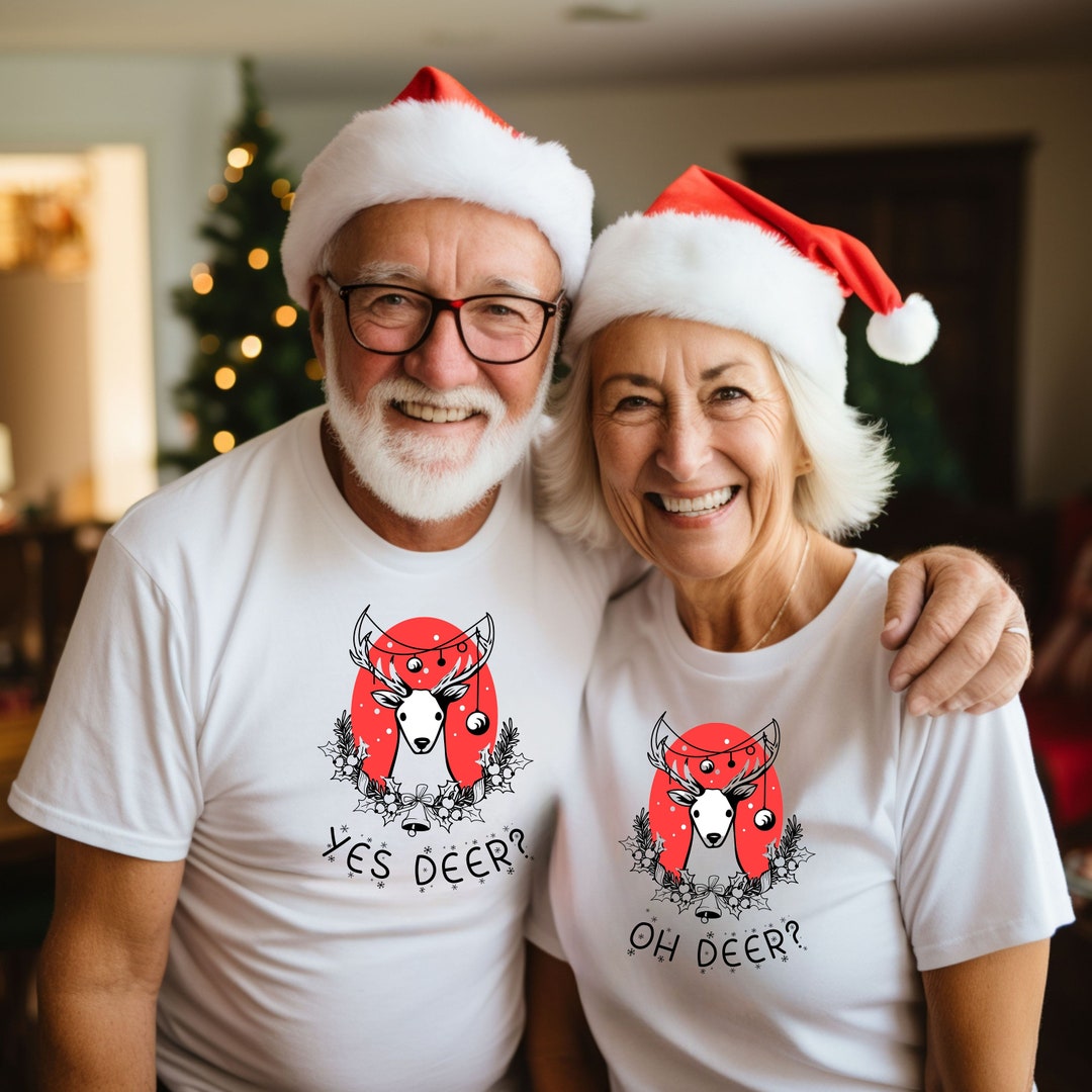 His and Her Christmas Shirt, Couple Shirts, Funny Christmas Pajamas ...