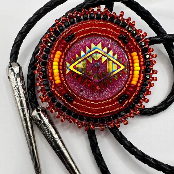 Beaded Bolo - Etsy