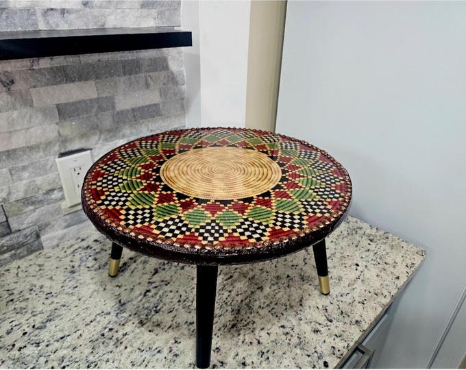 Eritrean/ethiopian Wooden Rekebot - Handcrafted Coffee Ceremony Tray ...