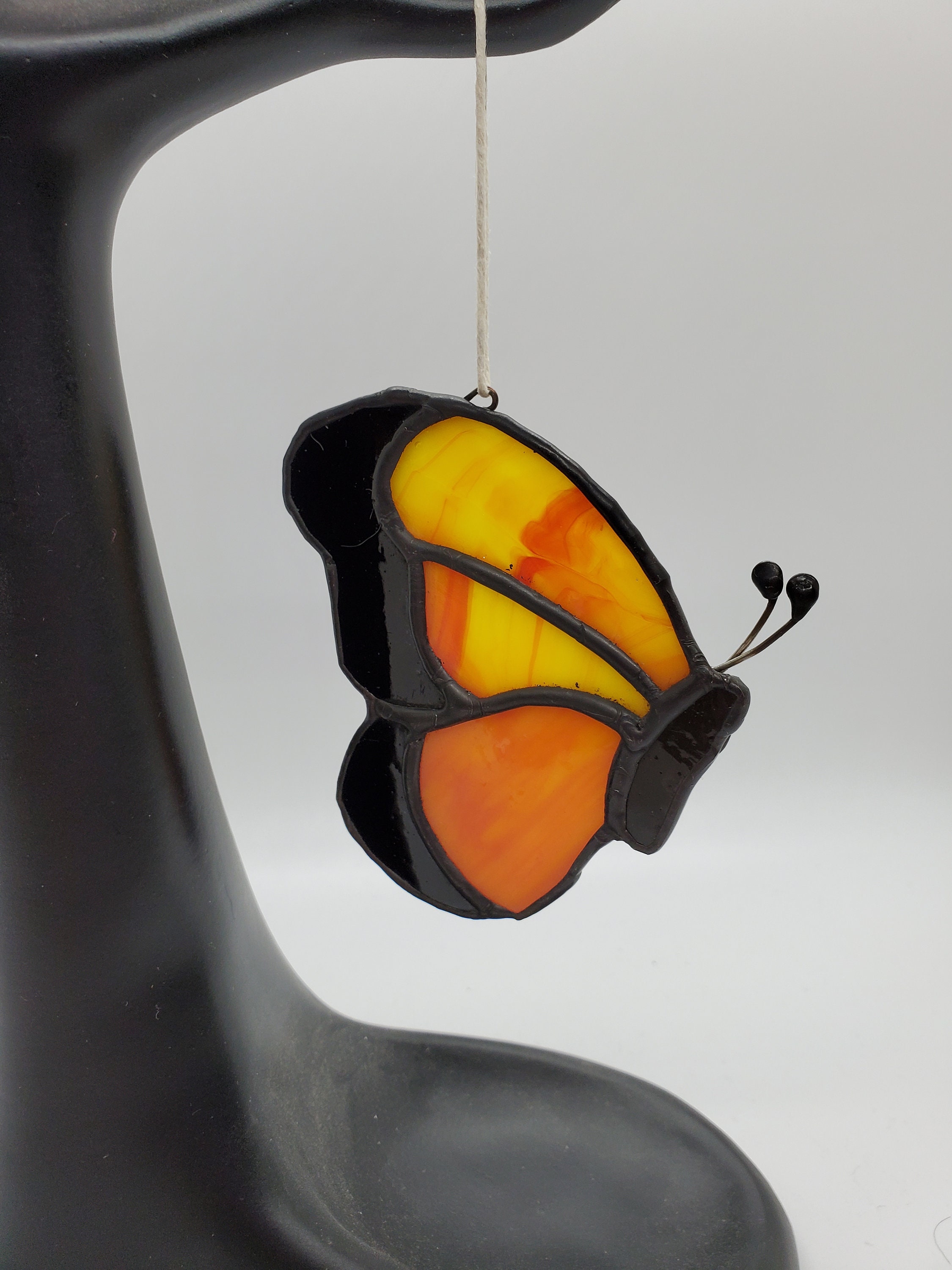 Butterfly Stained Glass Butterfly Ornament Gift for - Etsy