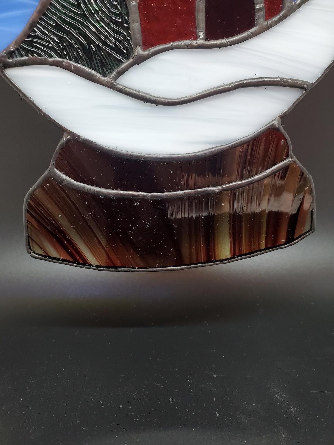 Stained Glass Snowglobe, Christmas Snowglobe, Winter Wonderland Snow ...