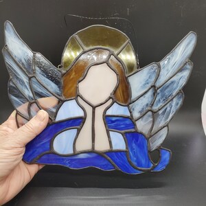 Stained Glass Angel, Angel Suncatcher, Window Hanging, Gift for Her ...