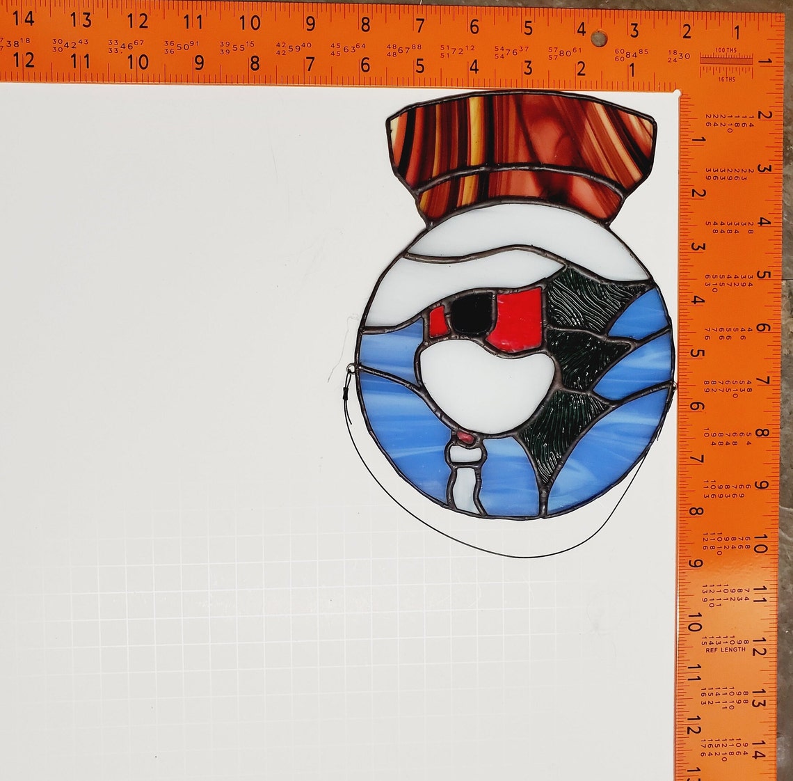 Stained Glass Snowglobe, Christmas Snowglobe, Winter Wonderland Snow ...