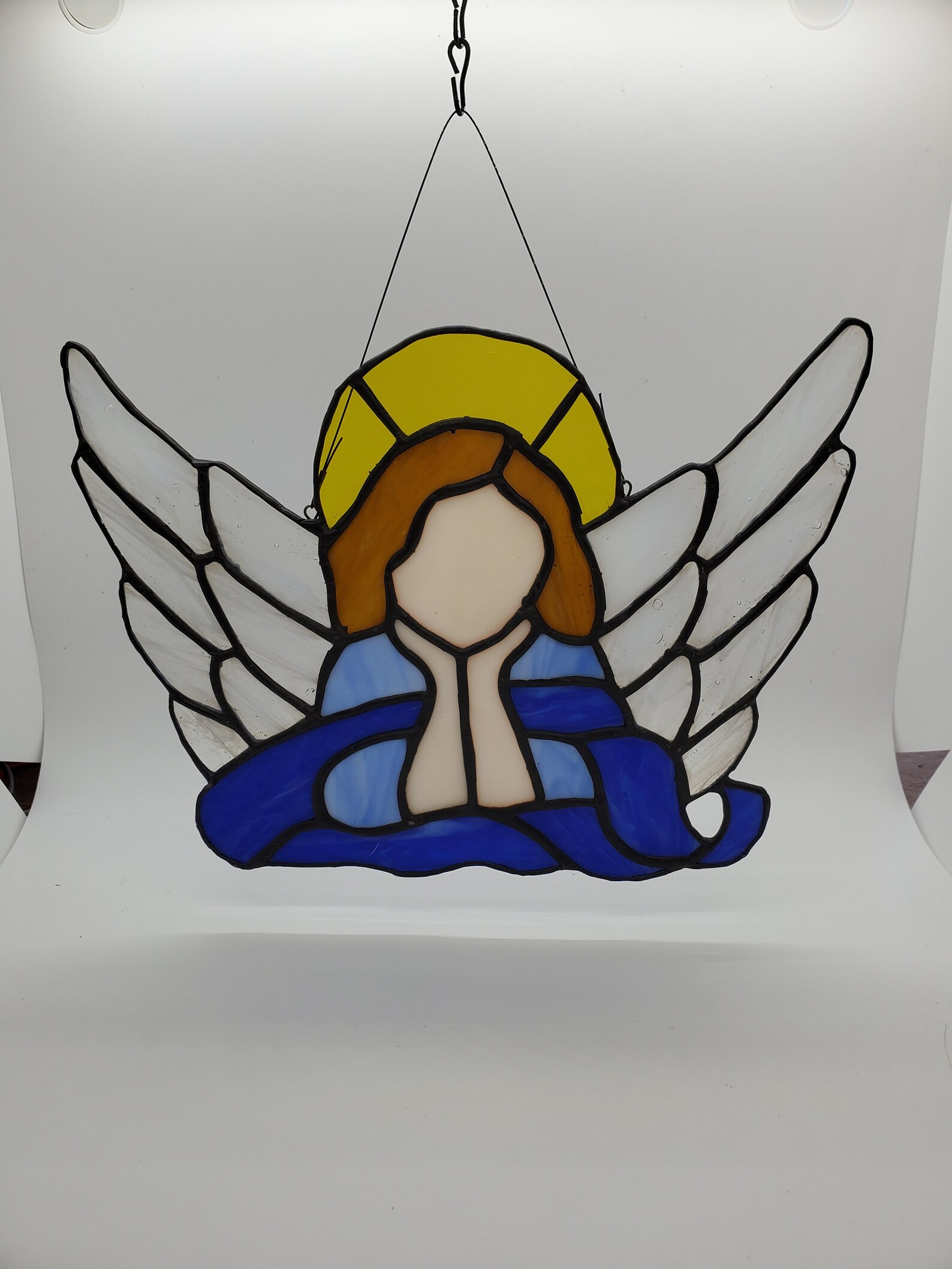 Angel "precious" Stained Glass Suncatcher, Window Hanging Art - Etsy