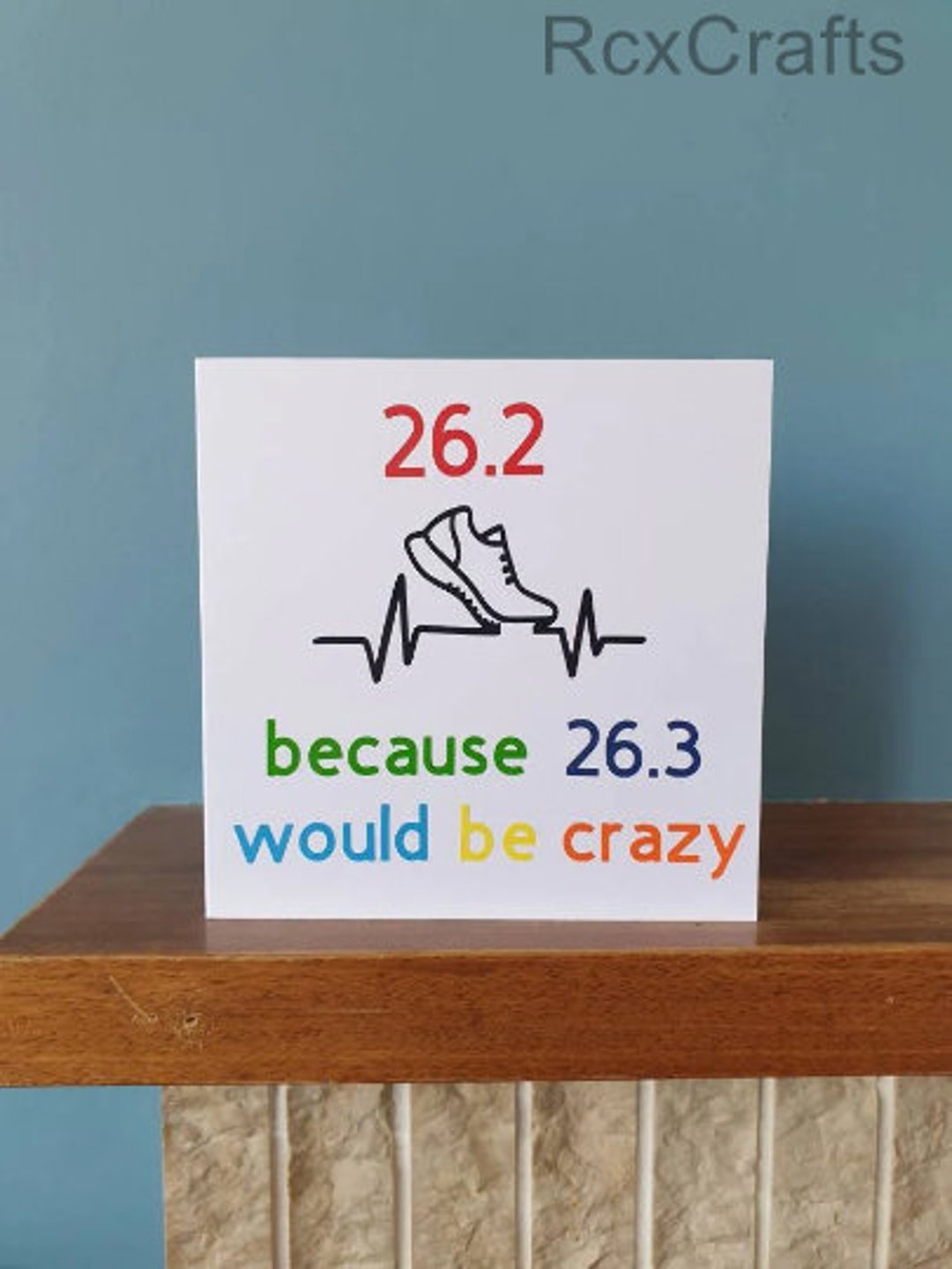 Marathon Card / Greetings Card. Ideal for All Runners and Sports Lovers ...