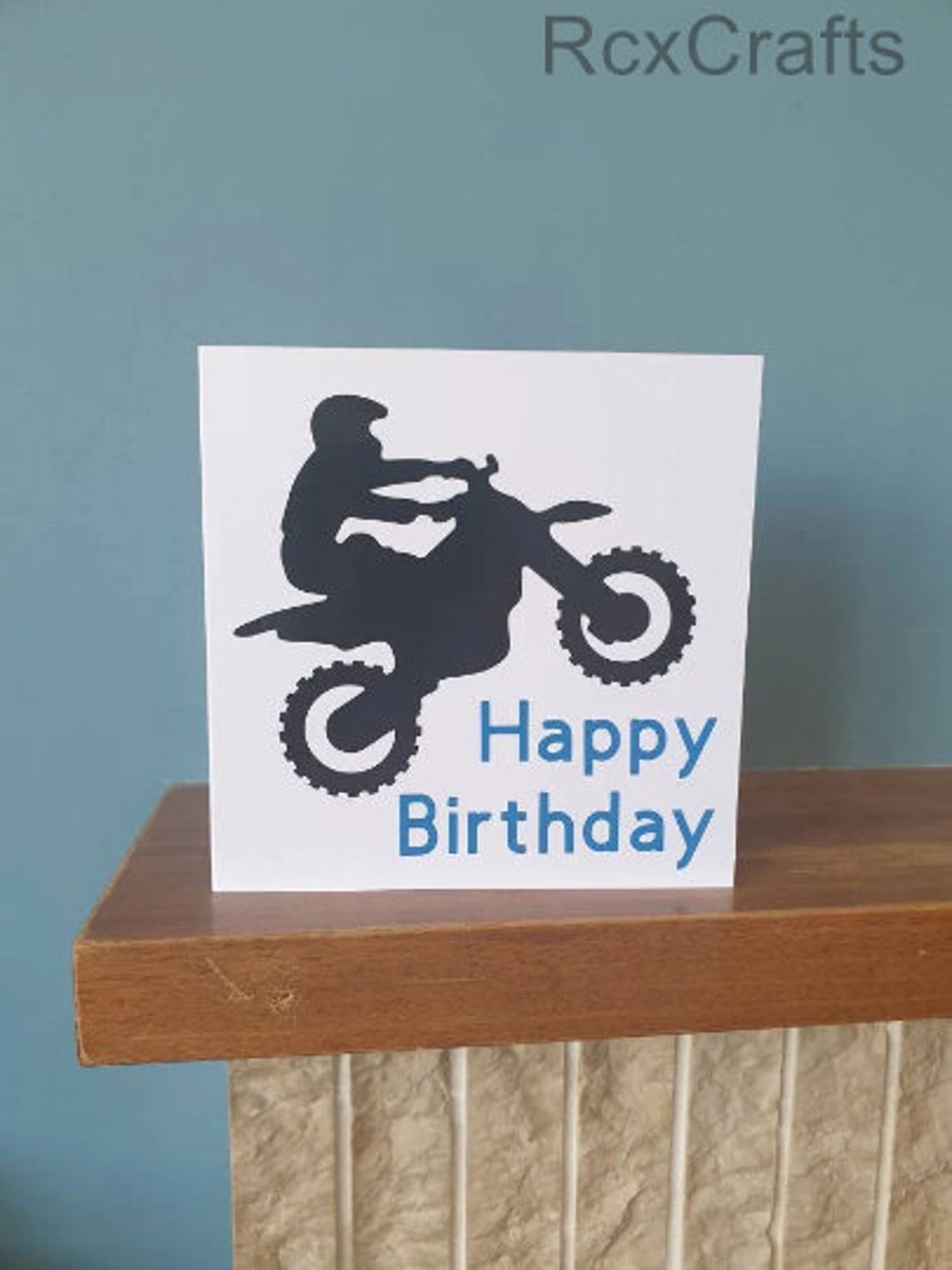 A Handmade Cut Out Design Motocross / Dirt Bike Birthday - Etsy