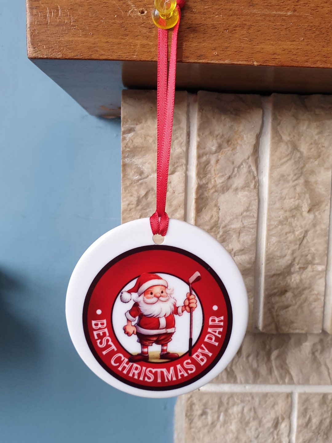 Funny Golf Christmas Tree Decoration - Best Christmas by Par - Etsy