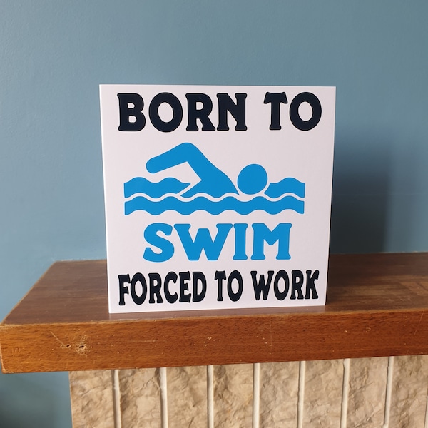 Swim Theme Birthday Card - Etsy