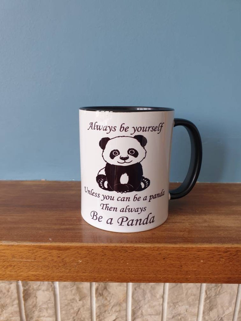 A Lovely Panda Mug With Panda Theme and Wording - Etsy