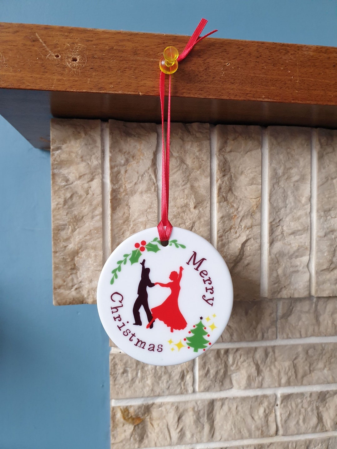 Ballroom Dancer Christmas Tree Decoration With Lovely Ballroom Themed ...